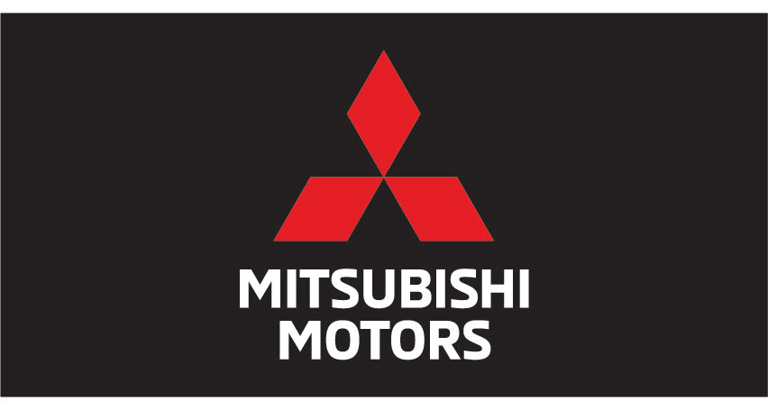 Mitsubishi Horizontal Flag – Auto Sales Promotions