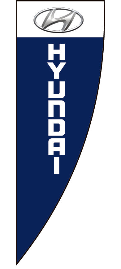 Hyundai Large Sail Flag – Auto Sales Promotions