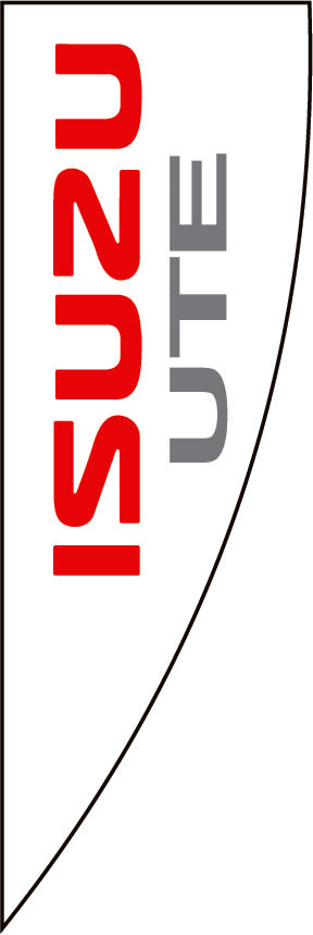 Isuzu Large Sail Flag – Auto Sales Promotions